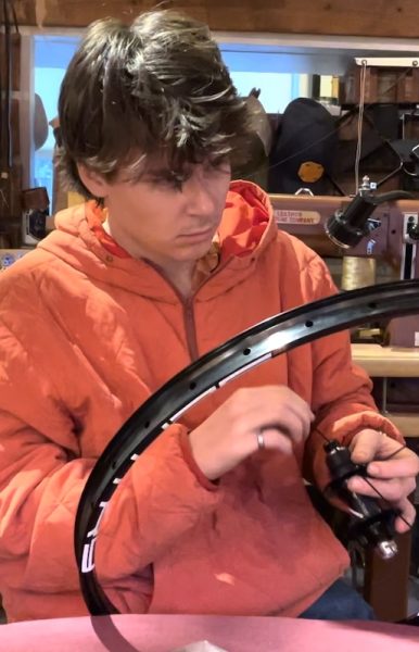 Wheel building. | Topanga Creek Outpost Field Log